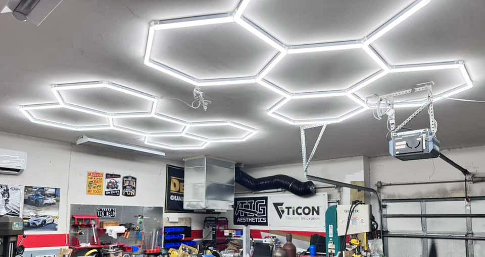 Hexagon Led Garage Lights: Transform Your Space with Style! – Hyperlite