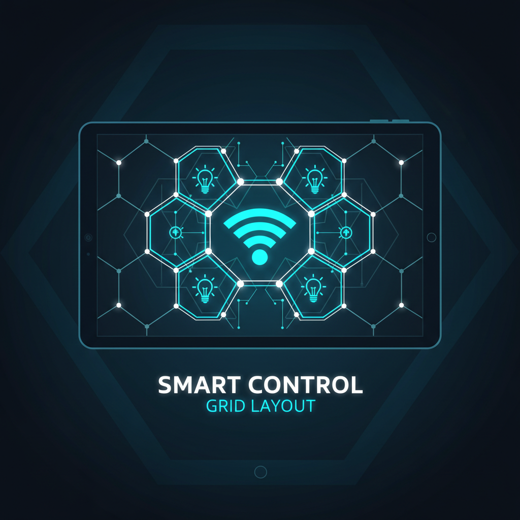 Smart Hexagon Garage Lighting with App Control – Hyperlite