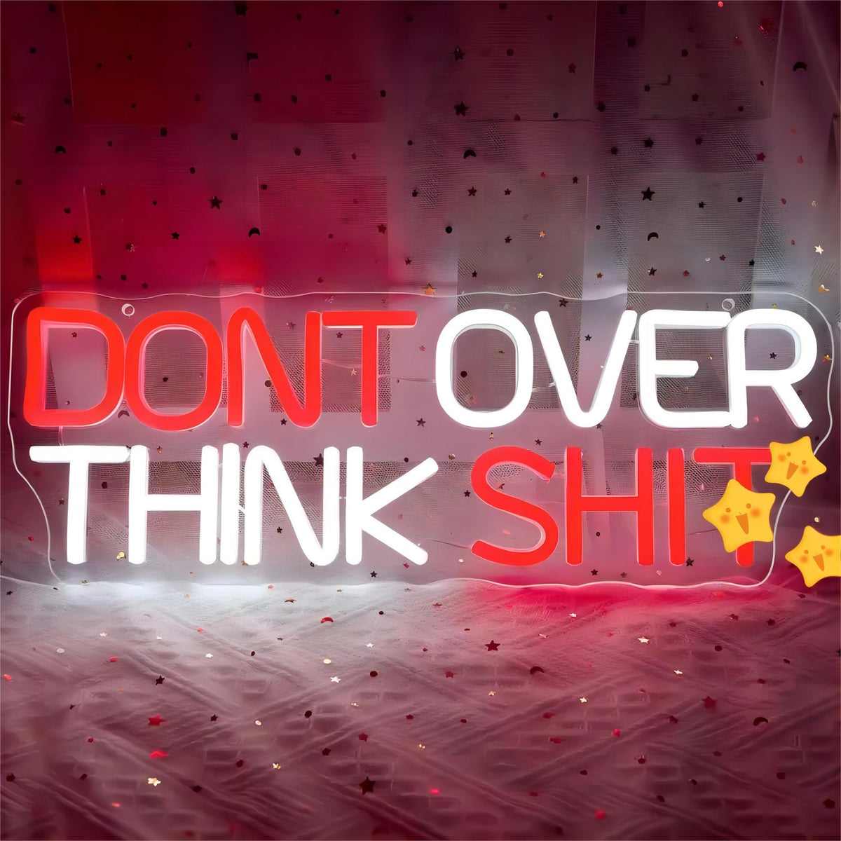 Don't Overthink Shit Neon Sign | LED Light – Hyperlite