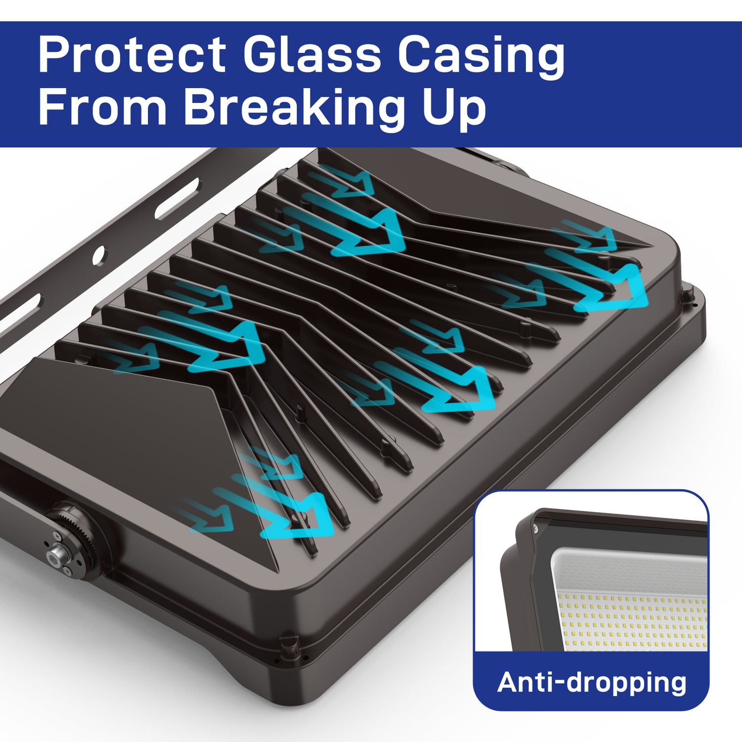 Hyperlite Led Flood Light with Photocell - Mars Series (UM) - 150W, 2