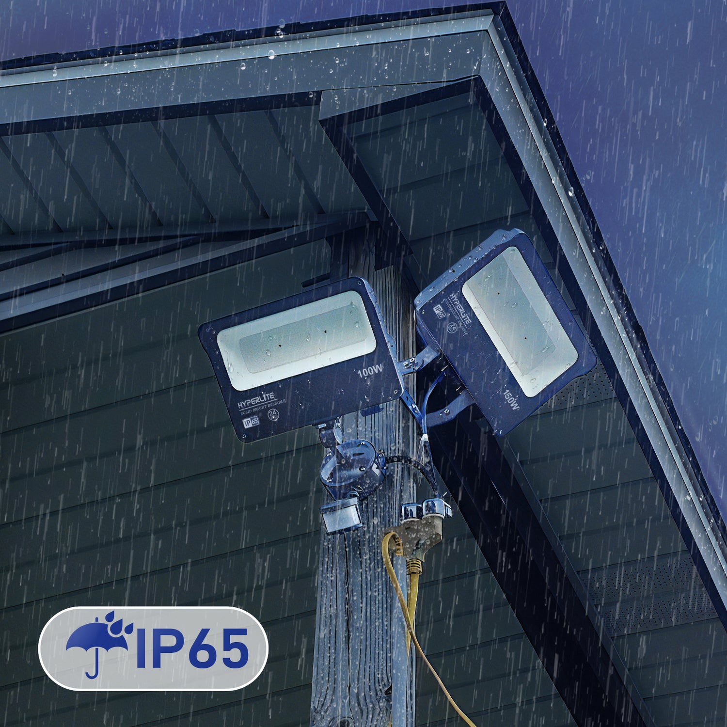 Hyperlite Led Flood Light with Photocell - Mars Series (UM) - 150W, 2