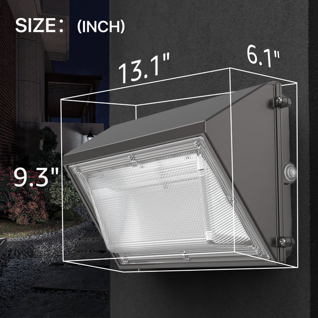 Hyperlite LED Wall Pack Light w/ Photocell | Outdoor Lighting
