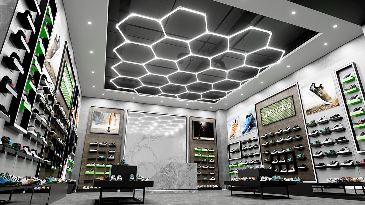 Hyperlite Hexagon Garage Lights | Honeycomb Light